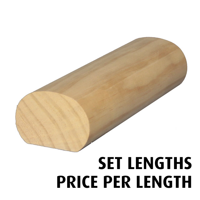 Pine Mono Handrail - Custom Lengths for Stairs - Hammersmith DIY ...