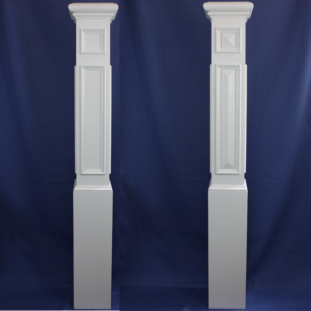 155sq Stair Post Drop-In Panel - Long Flat Design - Hammer Smith
