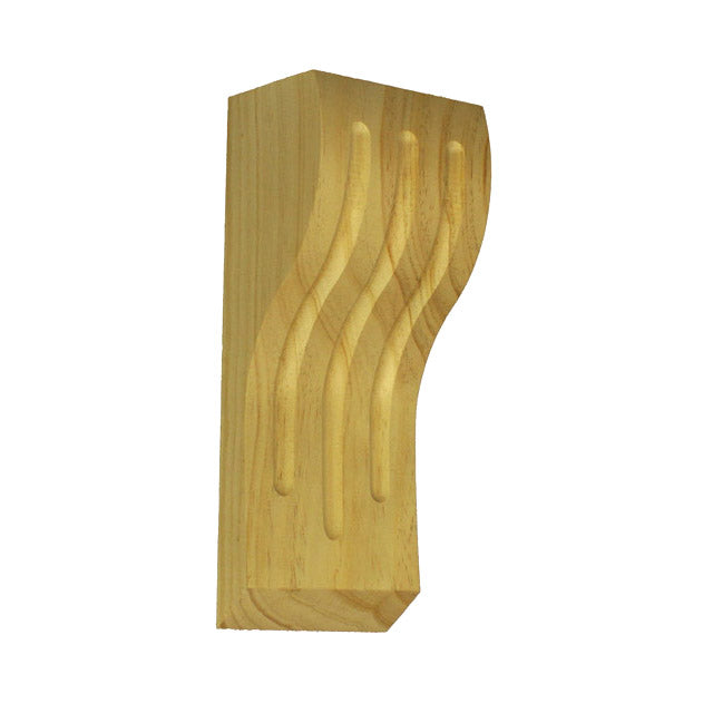90mm Fluted Timber Corbels (220x65mm) - Hammer Smith