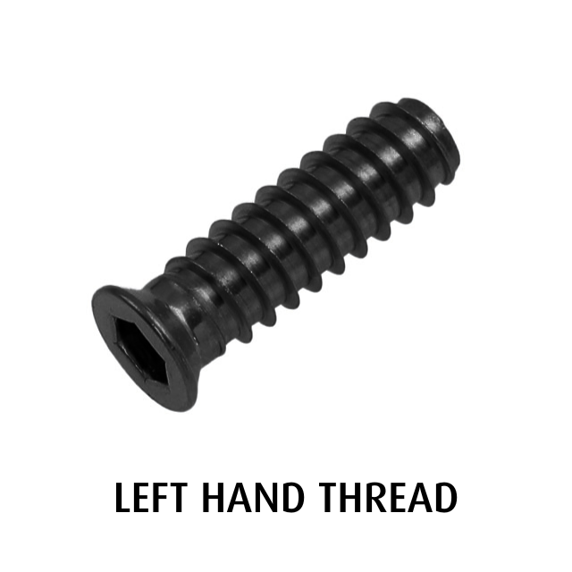 Left-Hand M6 Black Timber Threaded Inserts - Hammer Smith