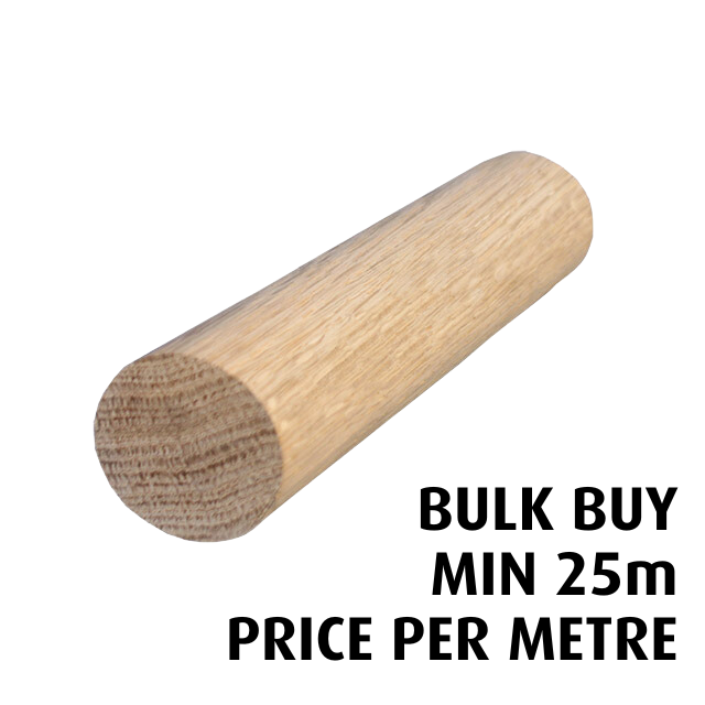 50mm American Oak Handrails – Bulk Random Lengths - Hammer Smith