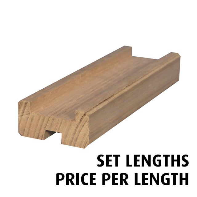 Victorian Ash Base Rail with Rebate - Set Lengths - Hammersmith DIY ...
